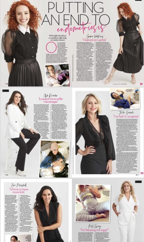 Who Magazine: Putting an end to endometriosis - Endometriosis Australia
